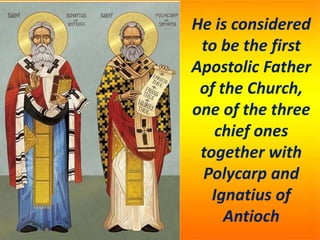 Saint Clement of Rome, pope and martyr.pptx