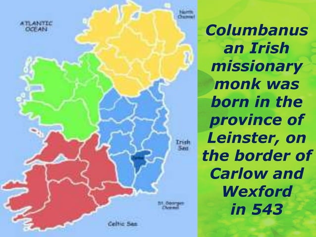 Saint Columbanus - 1 - Irish missionary to Europe (2º ed).pptx