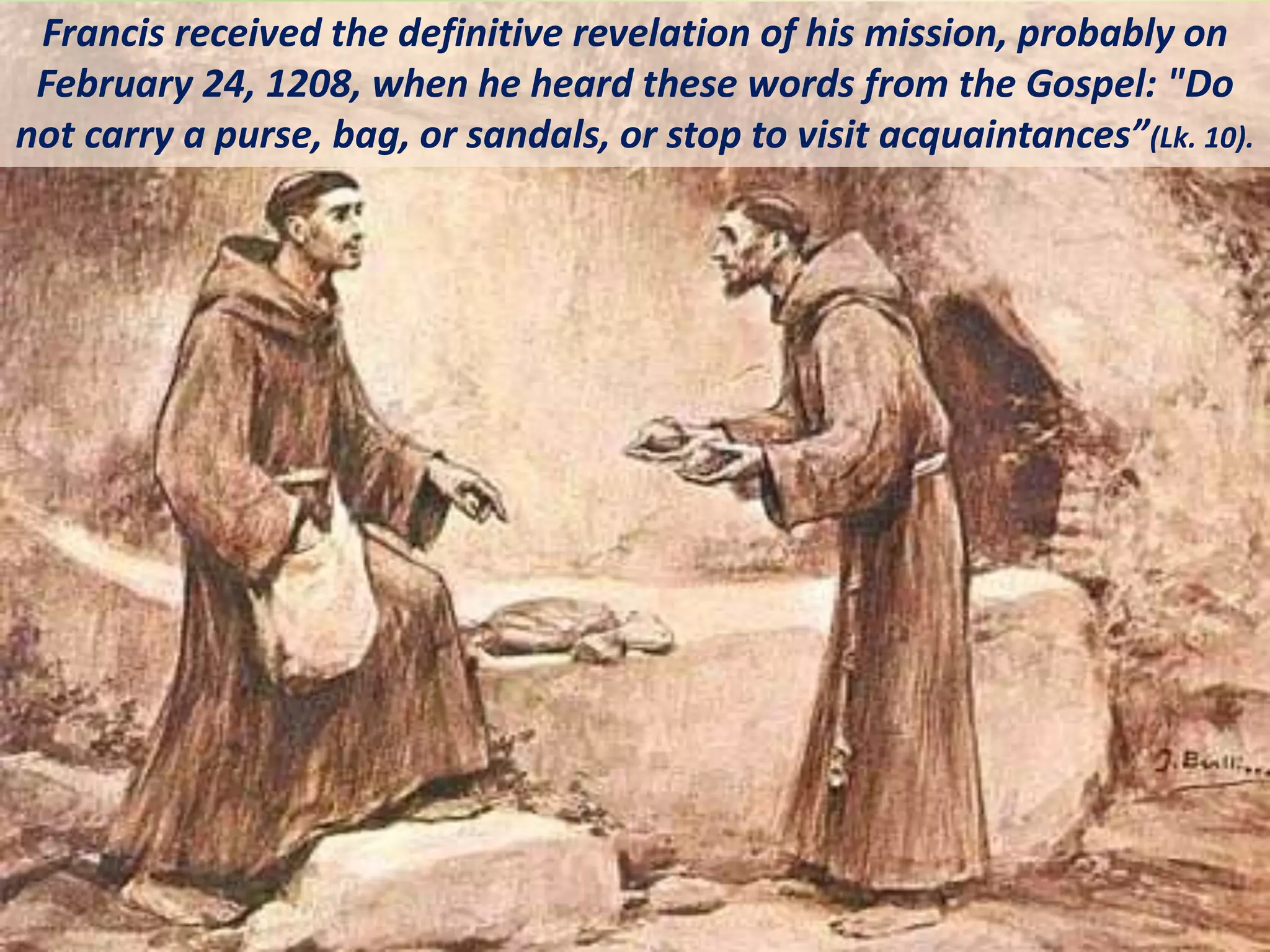 Saint francis of assisi part 2 the beginnings of the foundation | PPTX