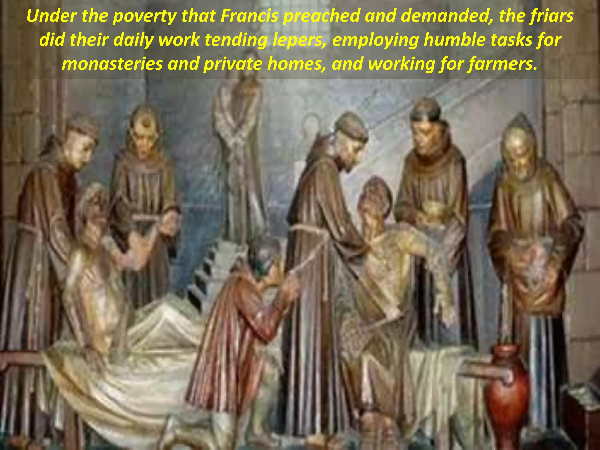 Saint francis of assisi part 2 the beginnings of the foundation | PPTX