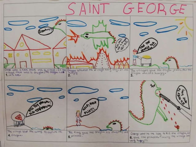 Saint George comic strips | PPTX
