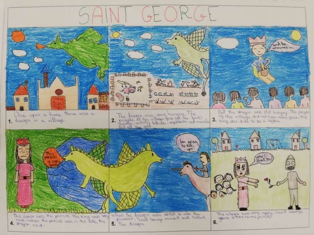 Saint George comic strips | PPTX