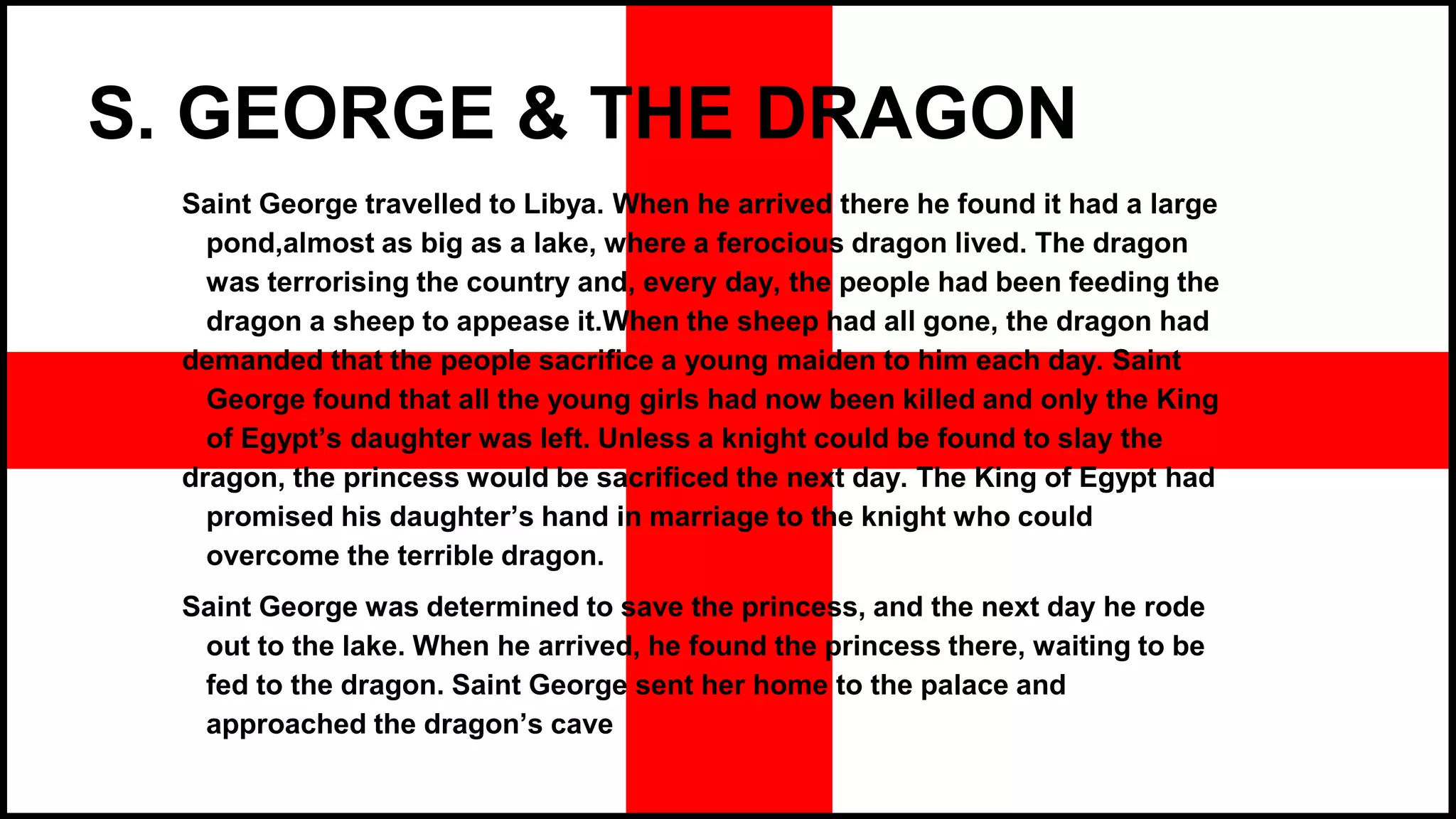 Saint george's day | PPTX