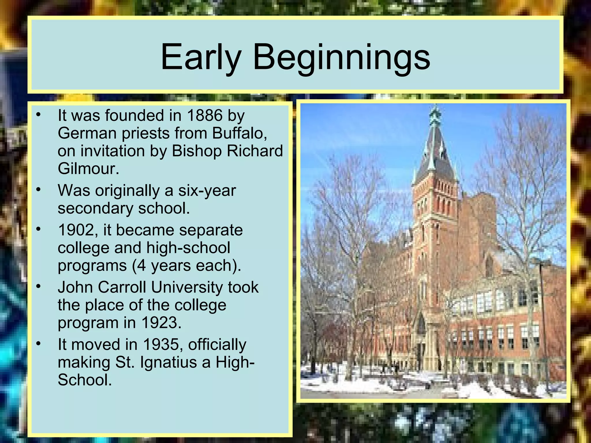Saint ignatius high school | PPT