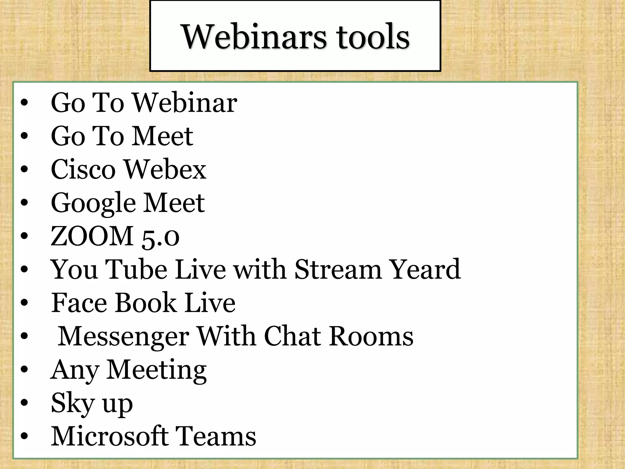 Digital Tools | PPTX