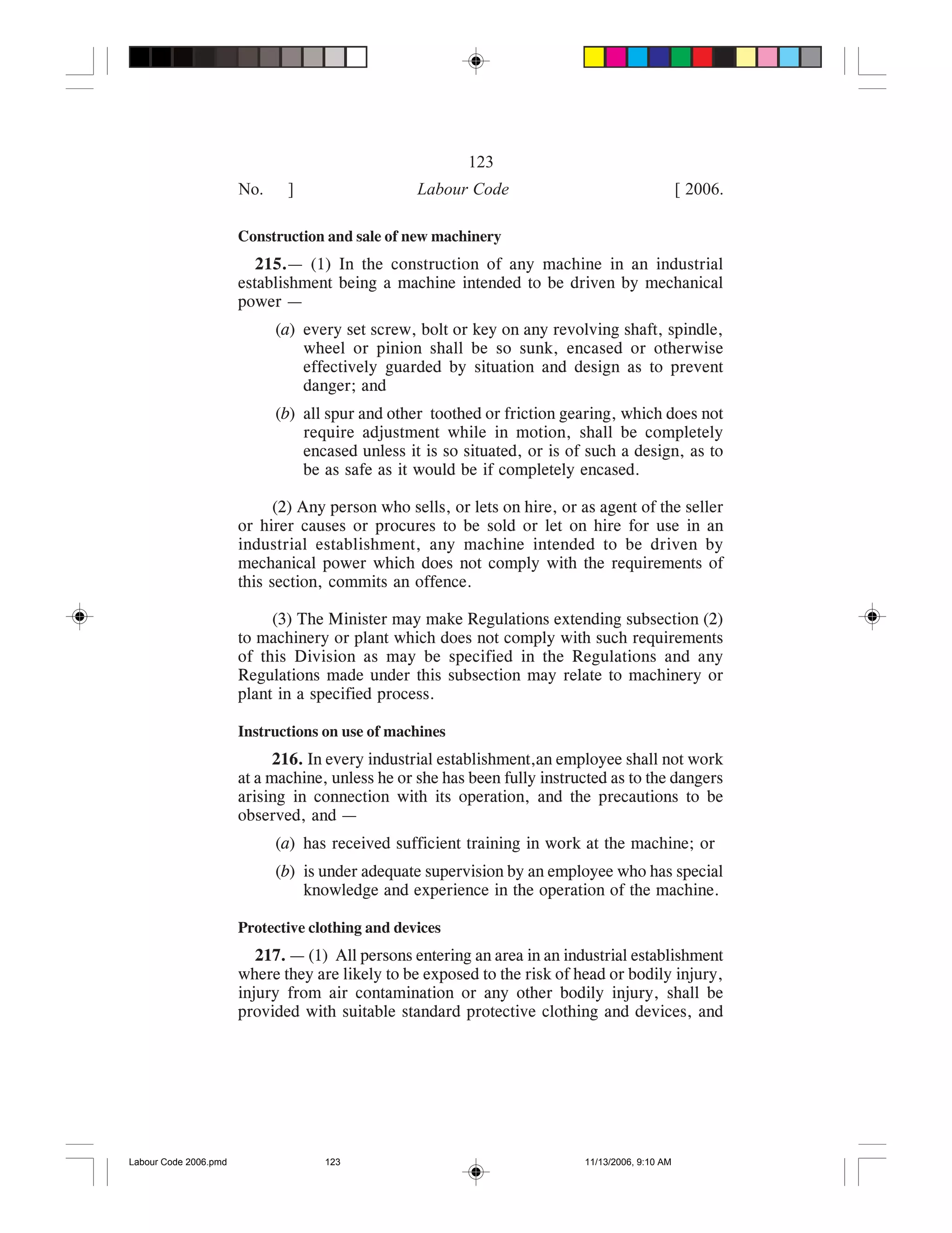 Saint lucialabourcode 2006 | PDF