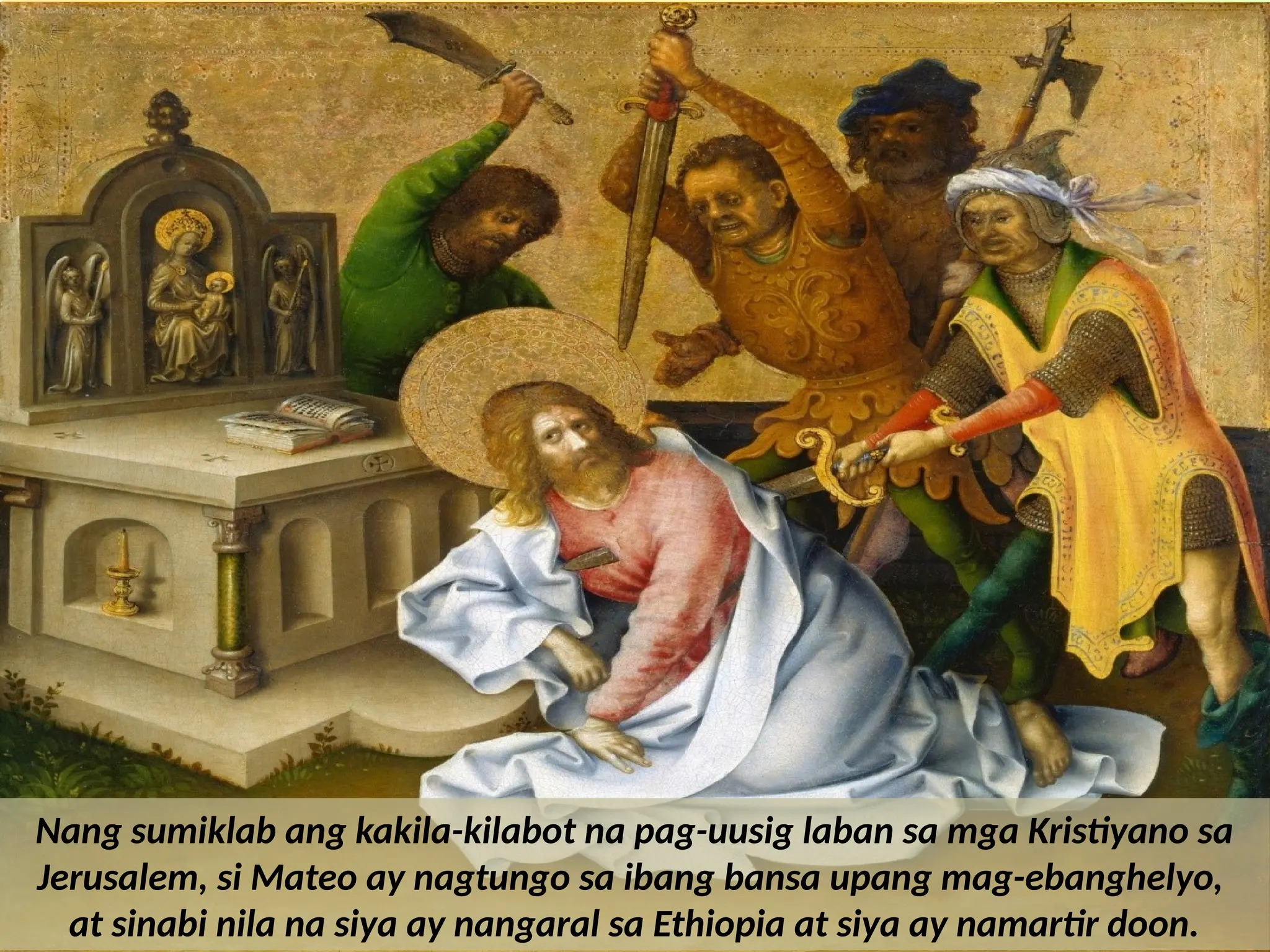 Saint Matthew, Apostle and Evangelist (Filipino).pptx