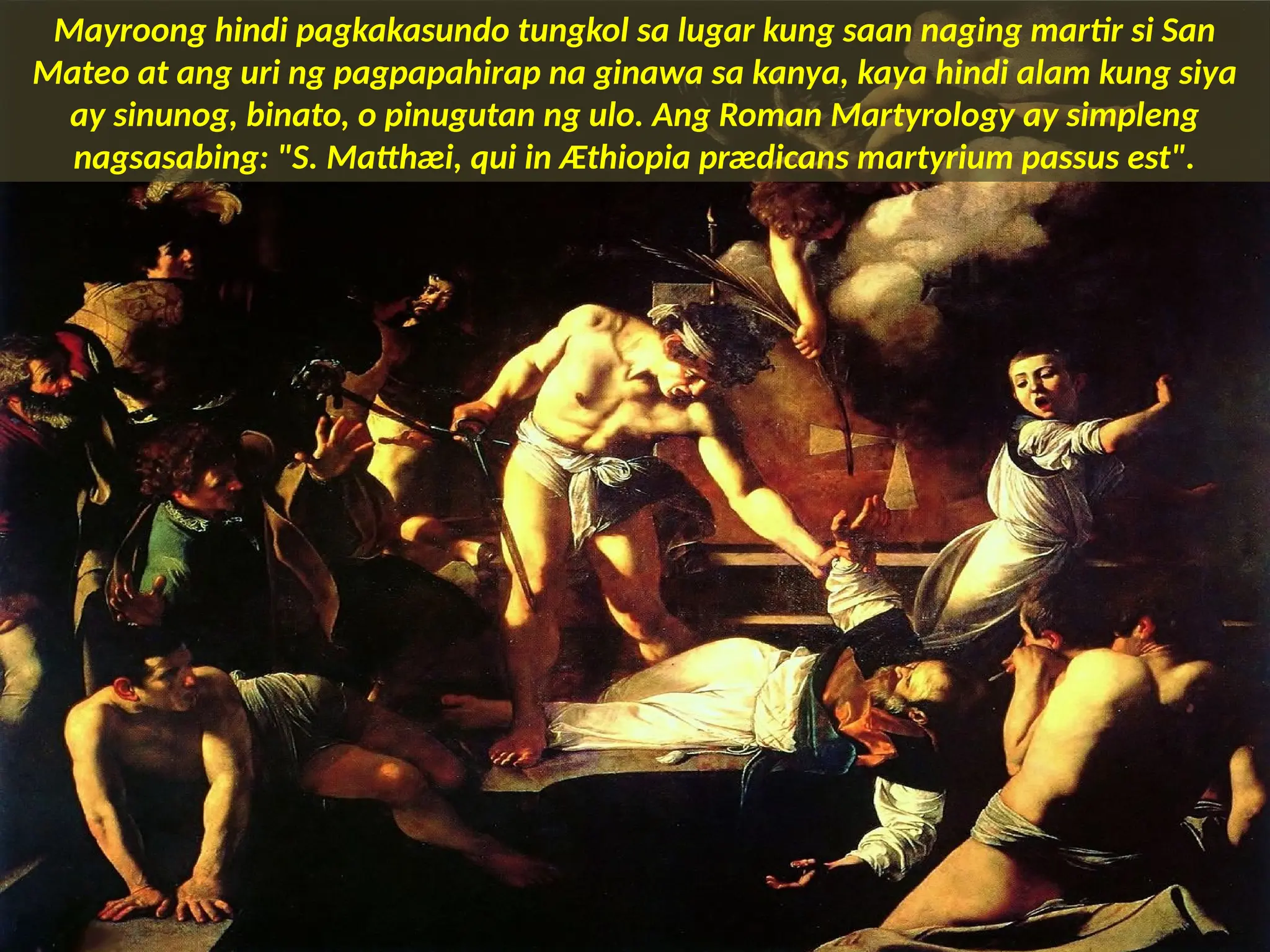 Saint Matthew, Apostle and Evangelist (Filipino).pptx