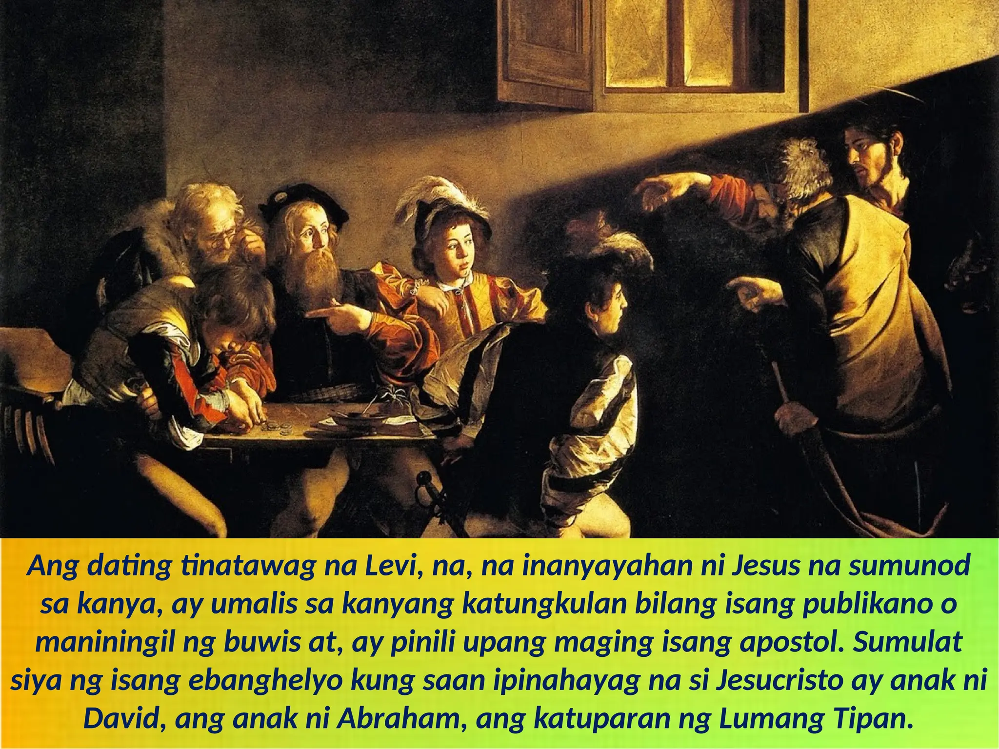 Saint Matthew, Apostle and Evangelist (Filipino).pptx