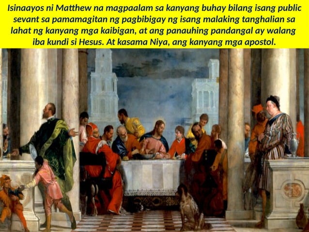 Saint Matthew, Apostle and Evangelist (Filipino).pptx