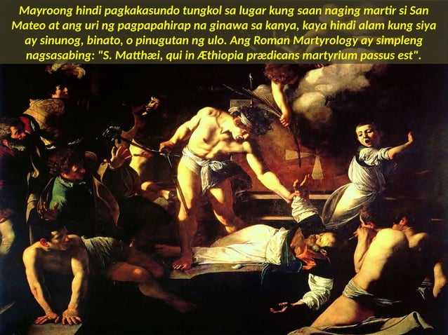 Saint Matthew, Apostle and Evangelist (Filipino).pptx