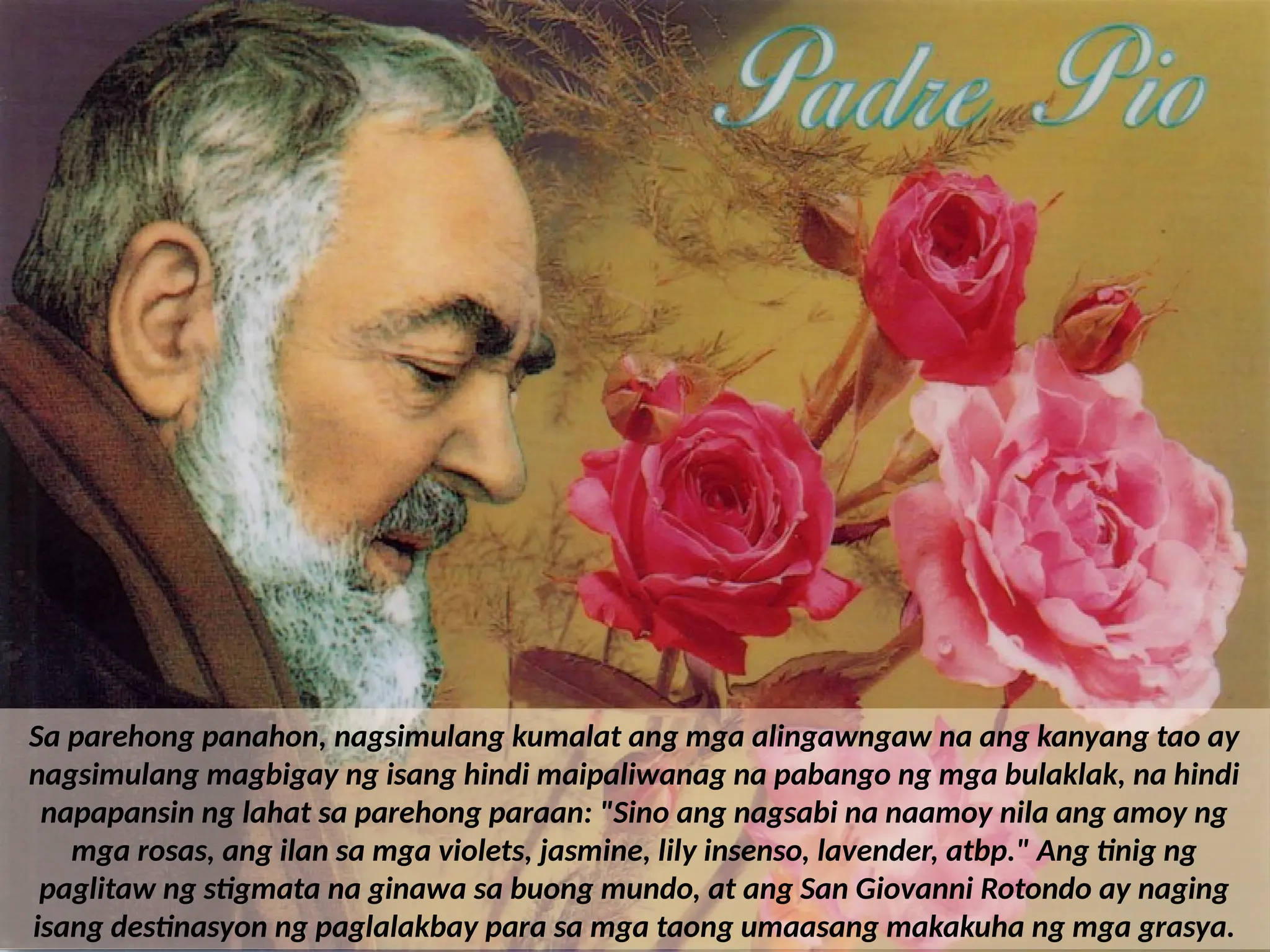 Saint Padre Pio of Pietrelcina (Filipino).pptx