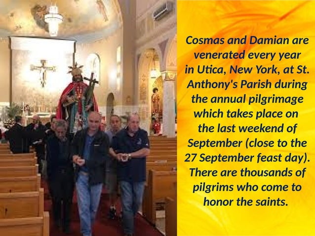 Saints Cosmas and Damian, martyrs, patrons of doctors..pptx