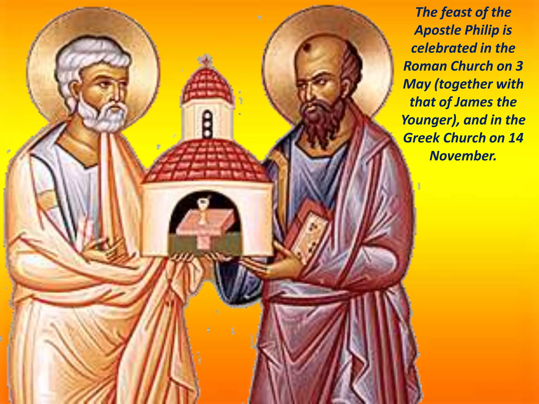 Saints Philip and James the lesser; Apostles.pptx