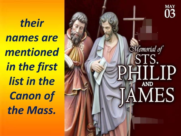 Saints Philip and James the lesser; Apostles.pptx