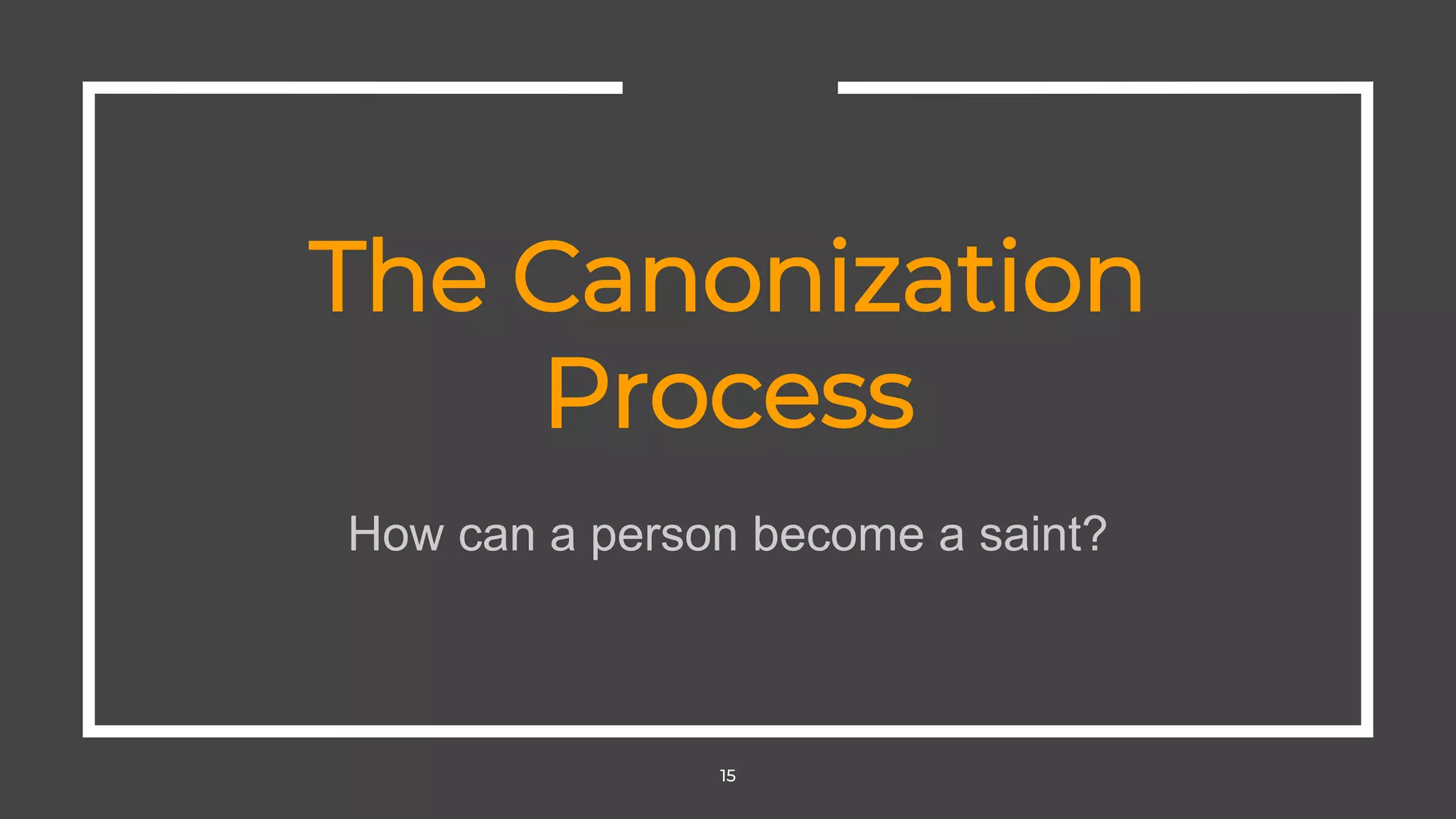 Catholic Saints | PPTX