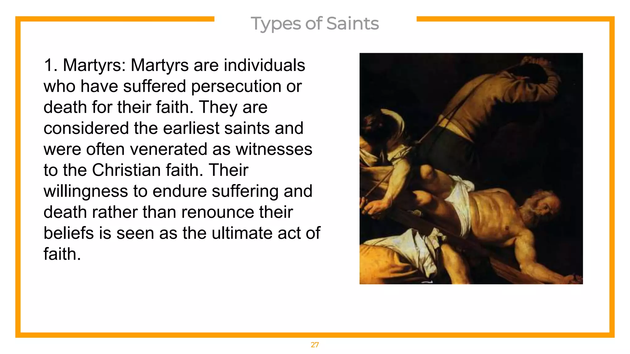 Catholic Saints | PPTX