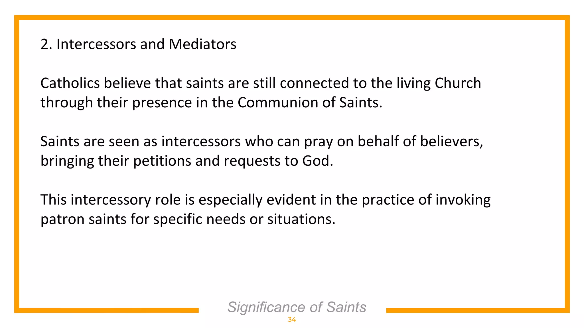 Catholic Saints | PPTX