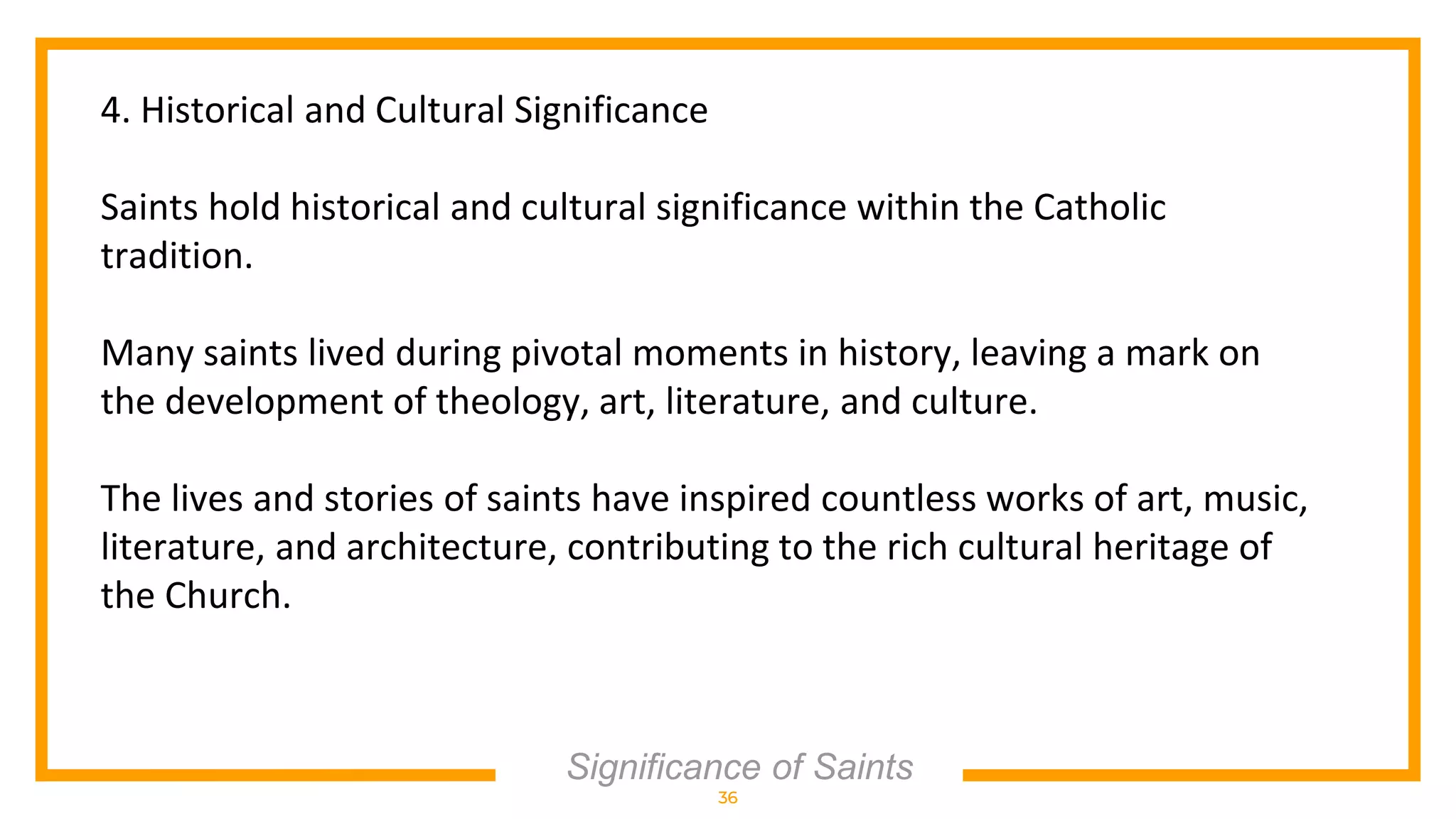 Catholic Saints | PPTX