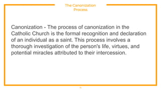 Catholic Saints | PPTX
