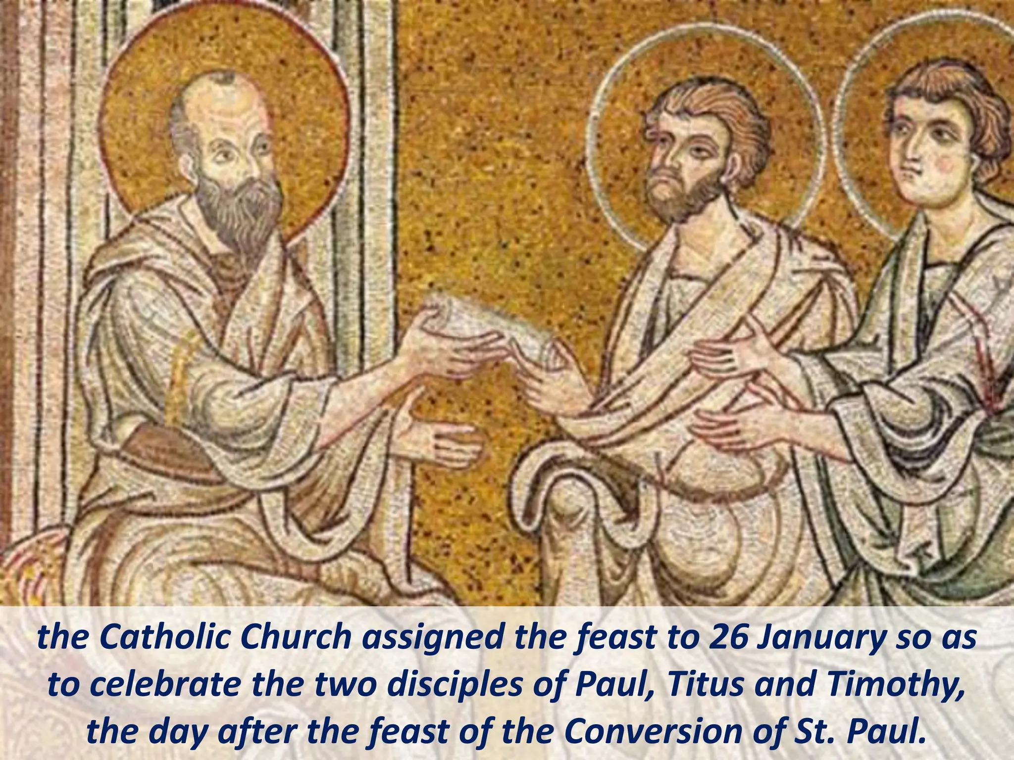 Saints Timothy and Titus, bishops,martyrs.pptx