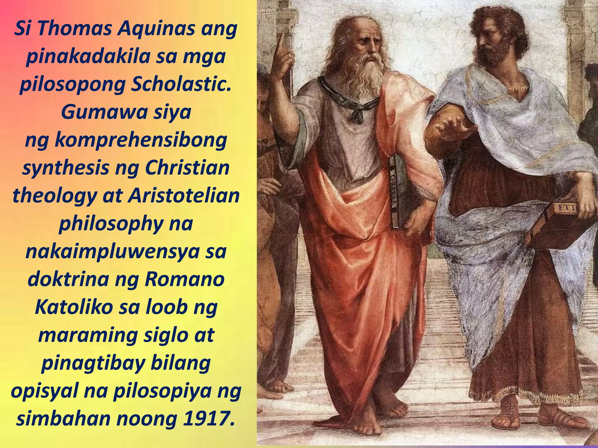 Saint Thomas Aquinas, doktor ng simbahan (Filippino).pptx