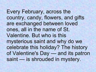 Saint Valentines Day | PPT