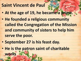 Saint vincent de paul | PPTX