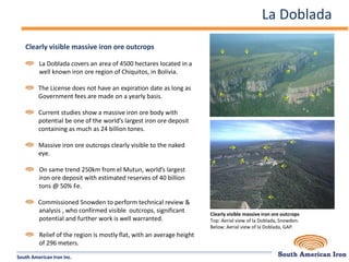 Iron Ore Mine for Investment - LATAM - Privileged Mine location | PDF