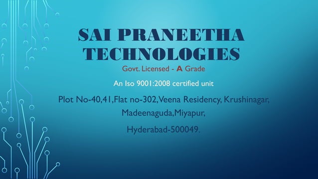 Sai praneetha technologies | ODP | Civil Engineering Industry | Industries