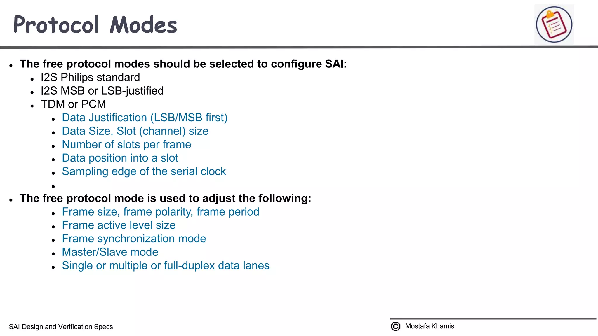 SAI Design and Verification Specs | PPTX