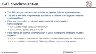 SAI Design and Verification Specs | PPTX