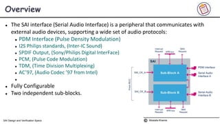 SAI Design and Verification Specs | PPTX