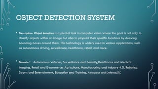 Aiml object detection using ai in the same to you so much bala ji | PPT