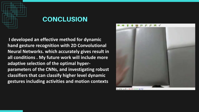 Hand Gesture Recognition Project Pptpptx Computing Technology And Computing