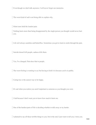 Saiquotes.com sad quotes | PDF