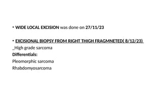 Saira 35years female metastatic pleomorphic sarcoma.pptx