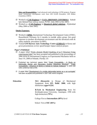 Sairam Peddi Resume Feb10 | PDF