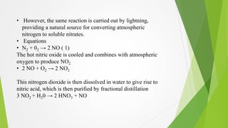 Artificial Nitrogen Fixation | PPTX
