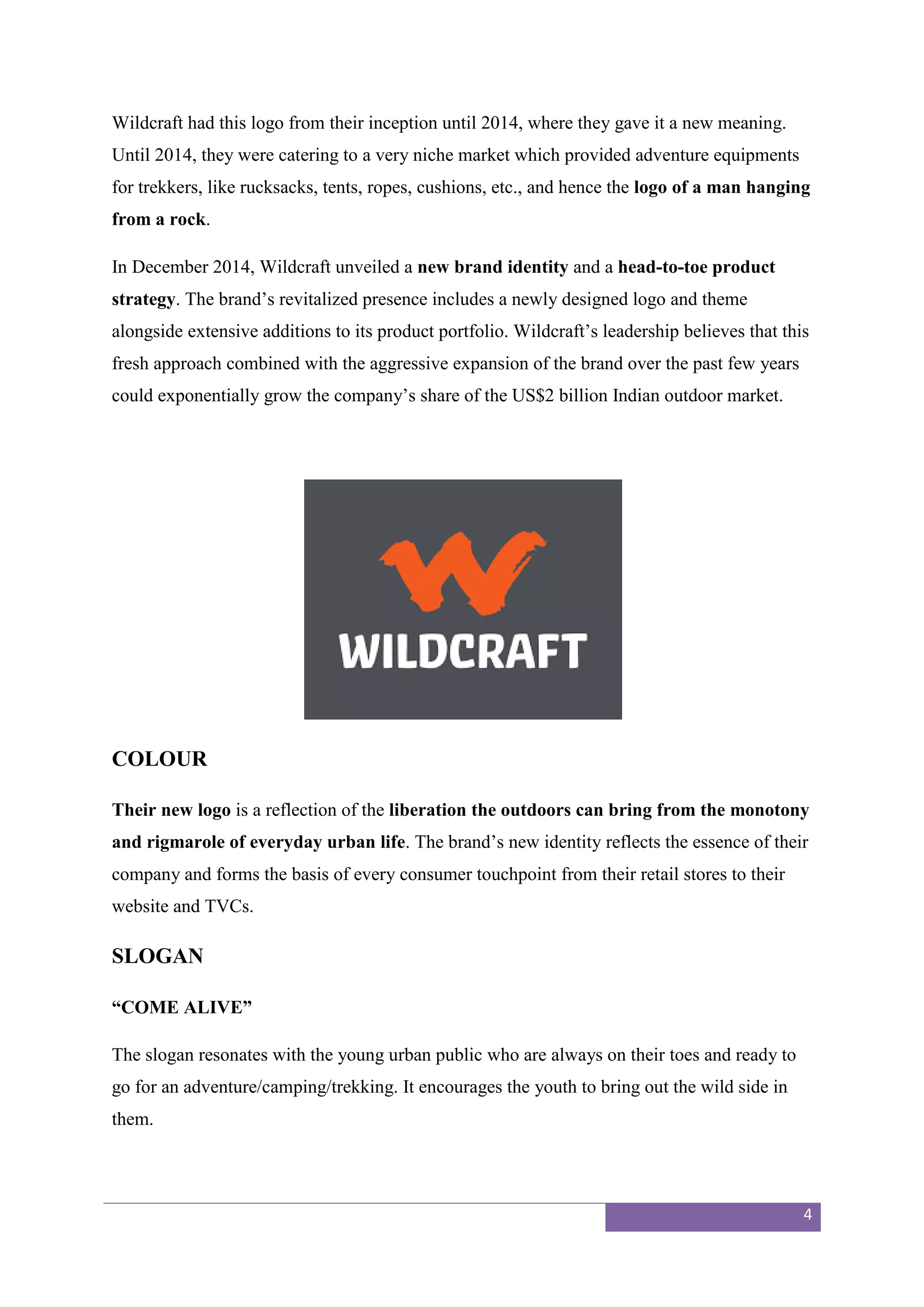 A study on the brand Wildcraft | PDF