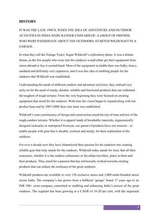 A study on the brand Wildcraft | PDF