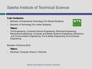 Saisha International Corporate University | PPT