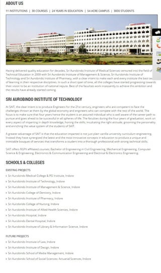 Top 10 Engineering College Indore | PDF