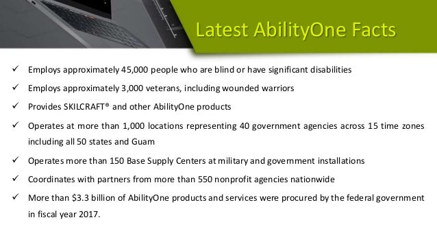 Saitech incorporated ability one authorized federal program | PPTX