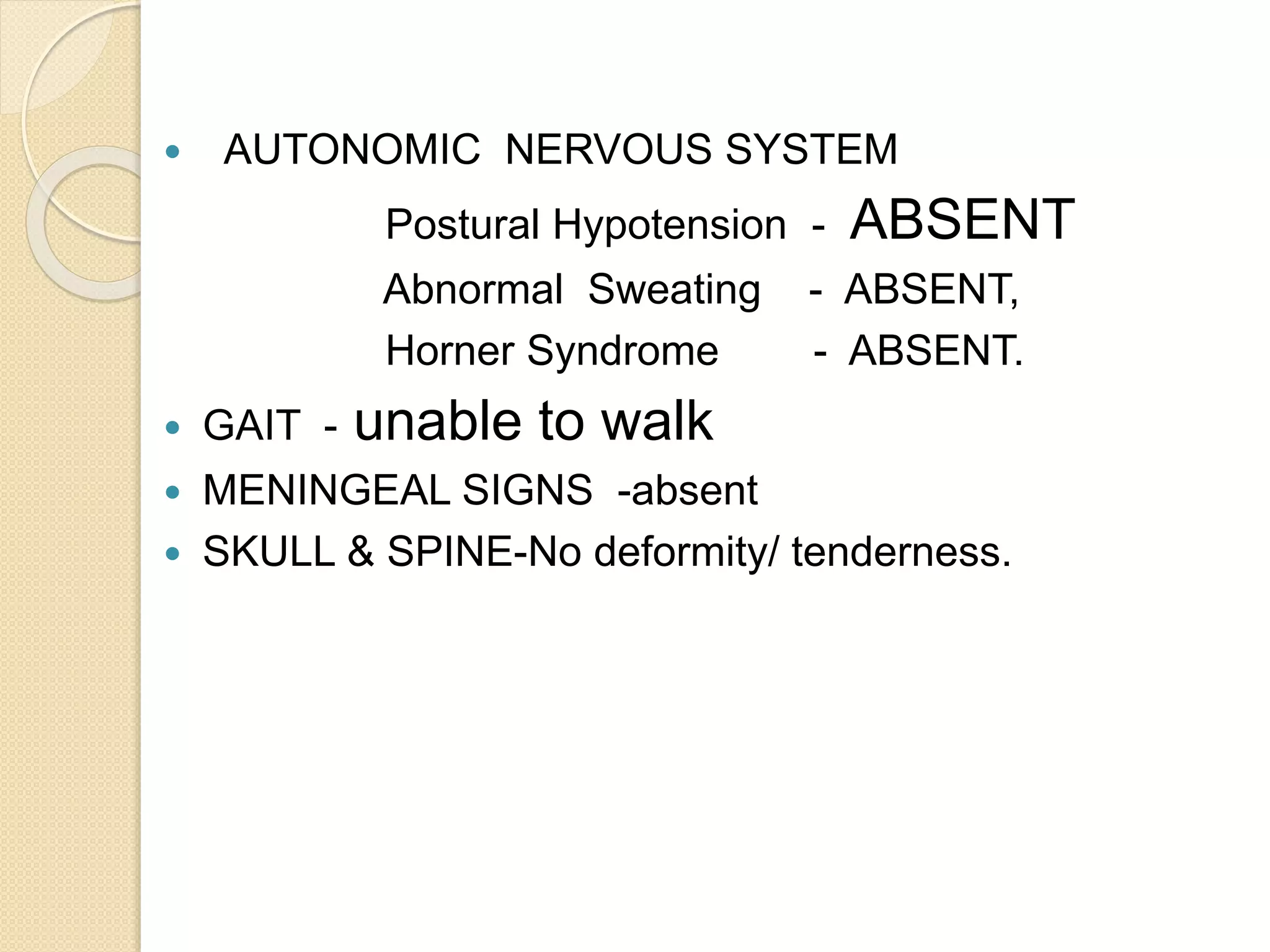 RARE PRESENTATION OF BILATERAL FACIAL NERVE PALSY | PPTX