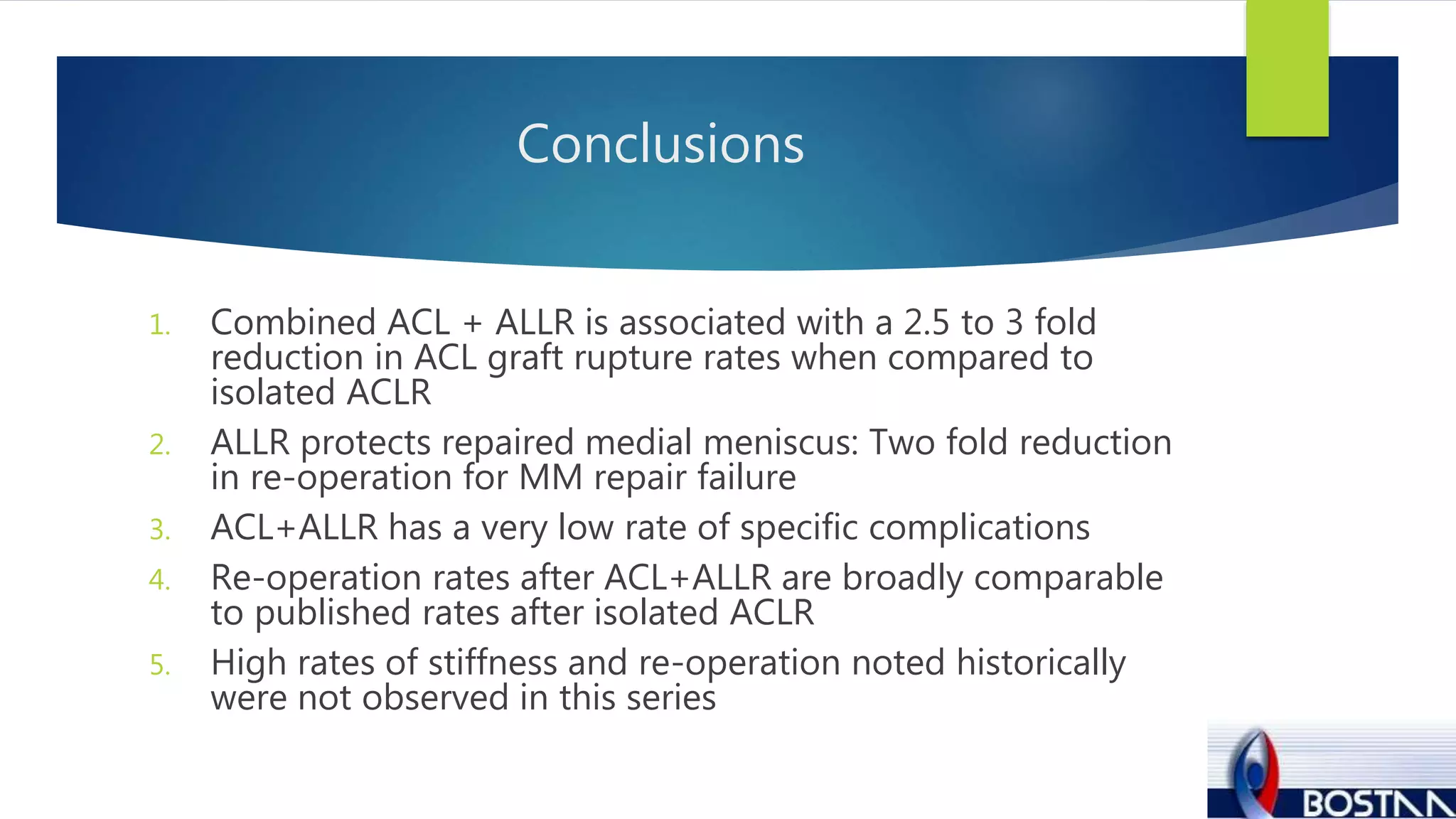Clinical Results of Combined ACL and Anterolateral Ligament ...
