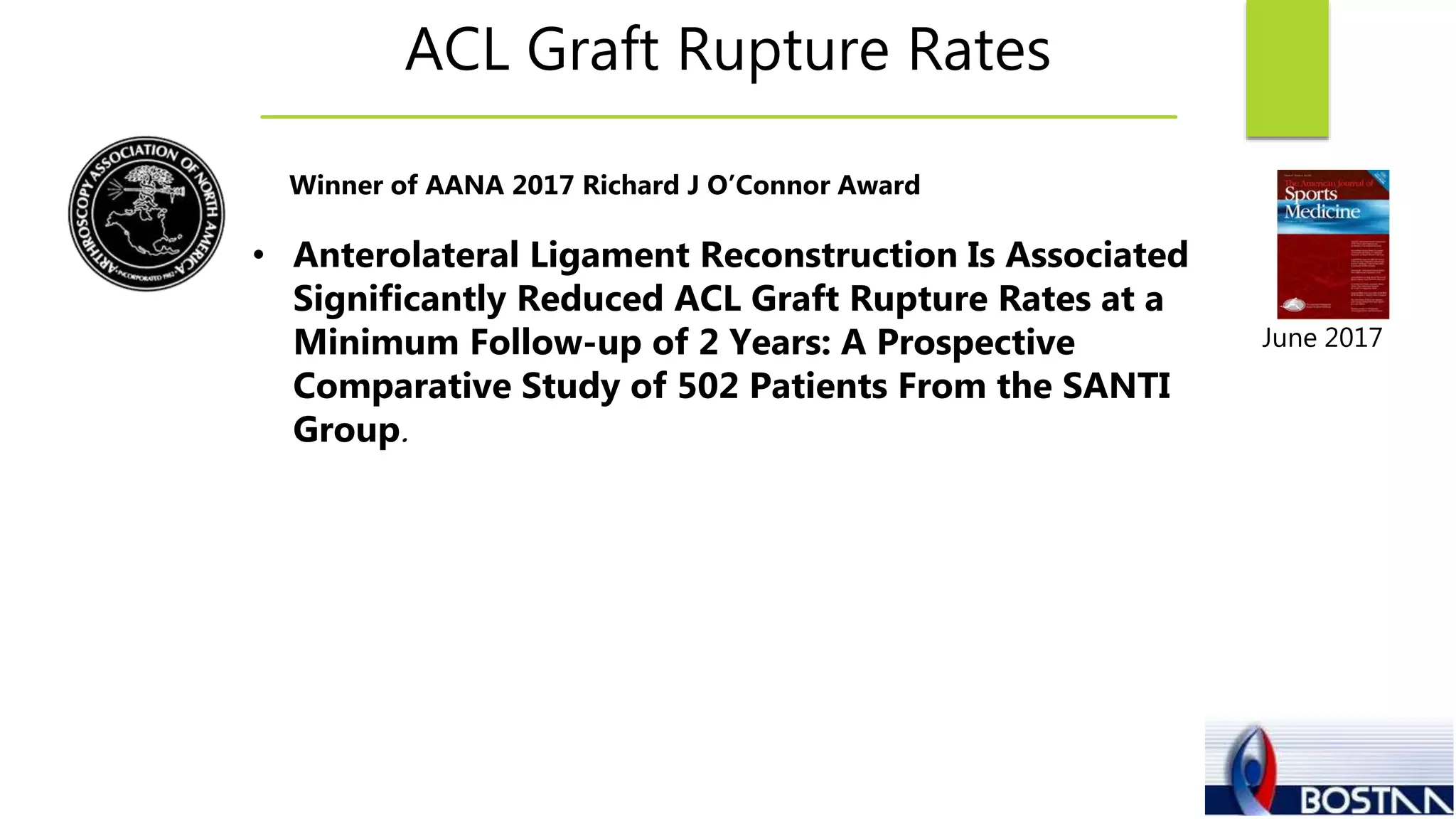 Clinical Results of Combined ACL and Anterolateral Ligament ...