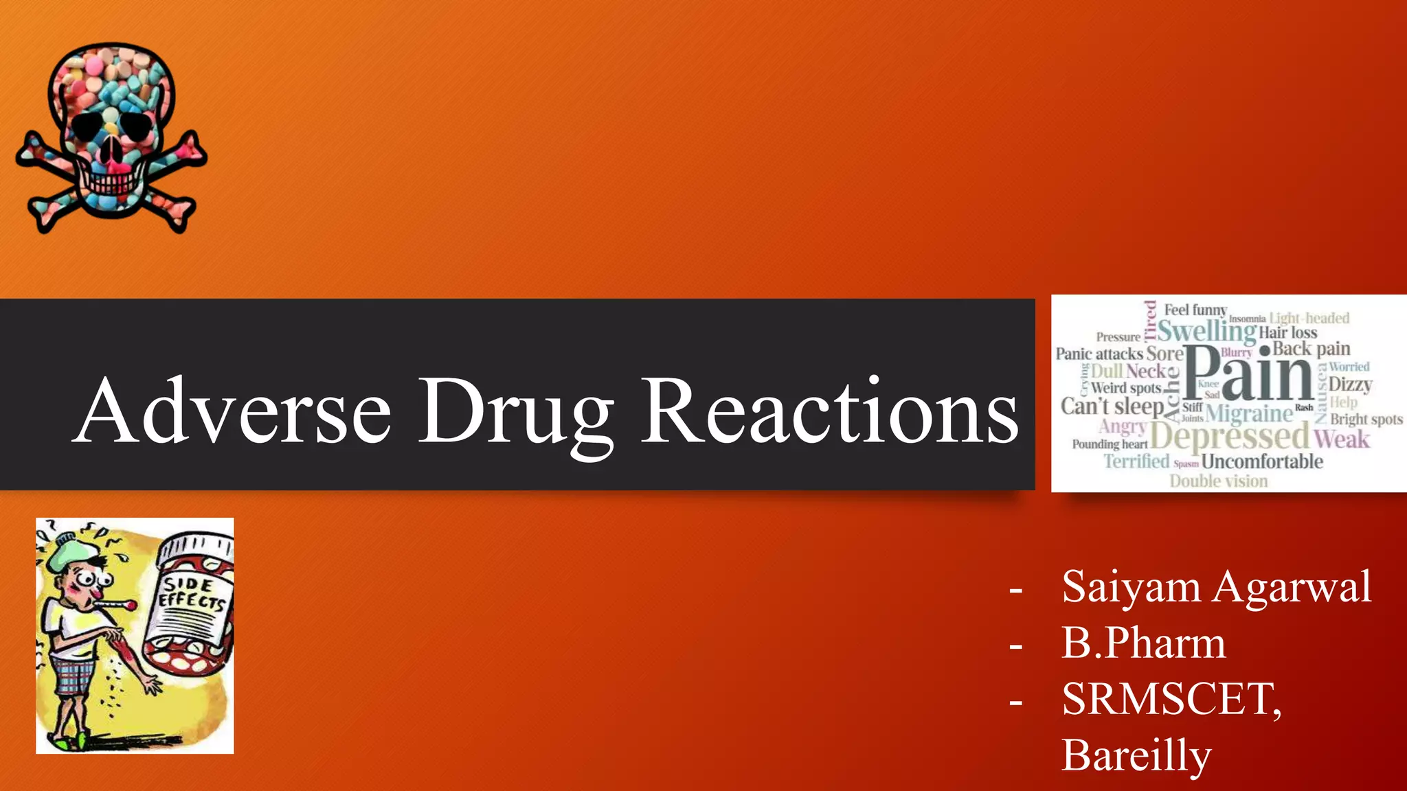 Adverse Drug Reactions | PPTX
