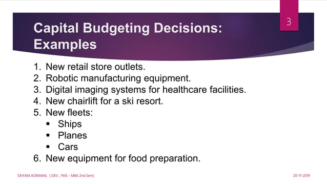 Capital budgeting fundamentals | PPTX | Stocks and Bonds | Personal ...