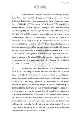 sajad-gul-psa-quashed-504756.pdf | Law